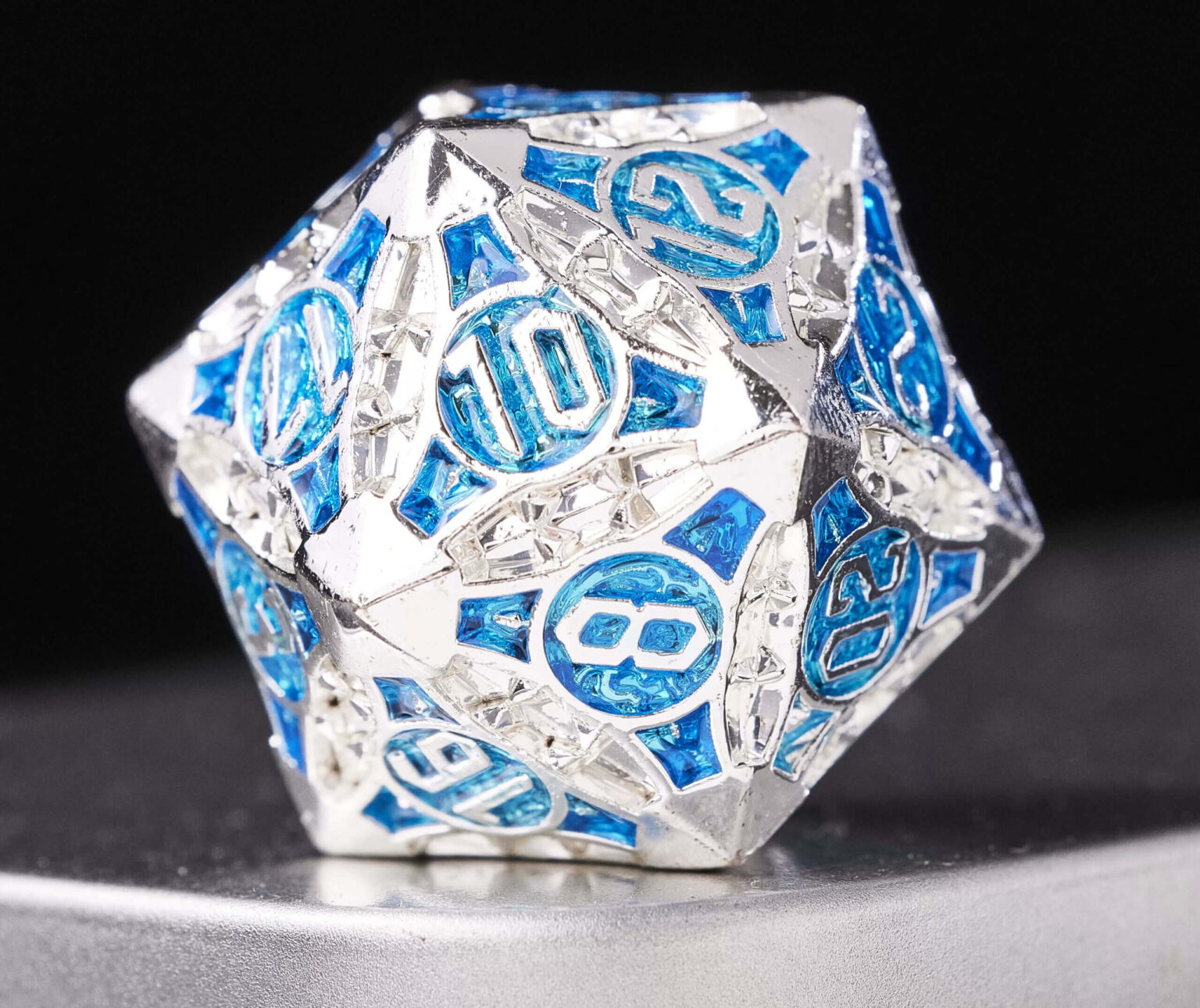 COC TRPG metal dice Baldur's Gate dice set multi-faceted D20/D6 Cthulhu ...